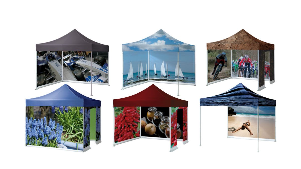 Personalized, printed custom folding tents | QUALYTENT®